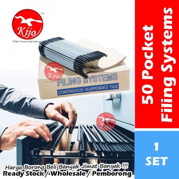 50 Pockets Filing Systems Continuous Suspended File #Filing #Systems # ...