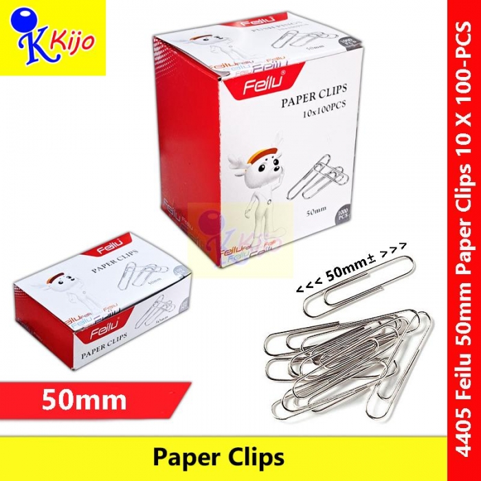 50mm Paper Clips Glossy Bright Jumbo Paper Clip #Feilu #PaperClip #回形针 ...